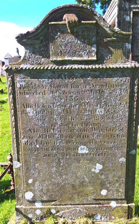 Robert Mcdowall 1773 1808 Find A Grave Memorial
