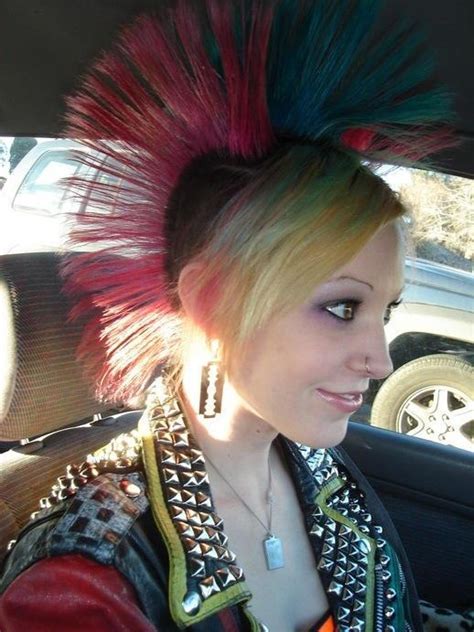 Double Mohawk With Bangs Jealous Punk Hair Afro Punk Punk Girl