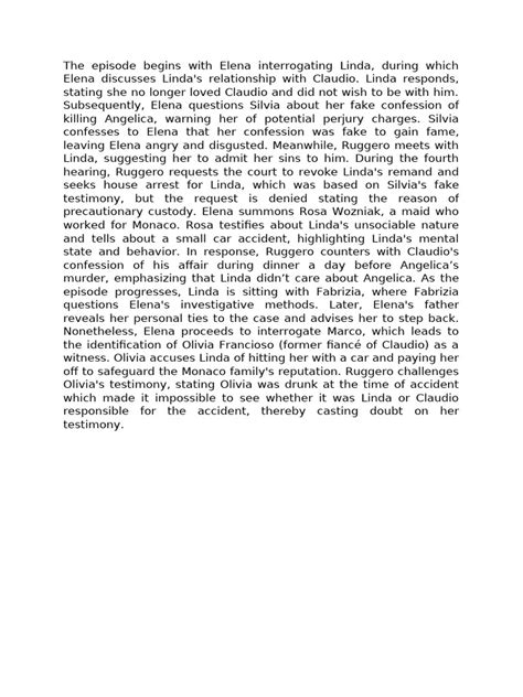 The Trial Summary Pdf