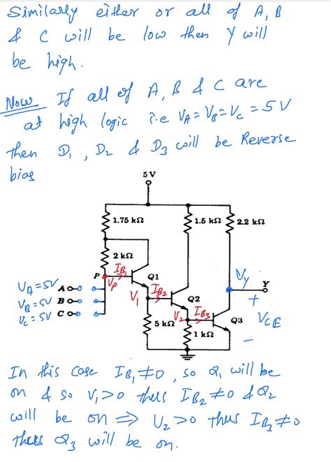 Solved Problem For The Integrated DTL Diode Transistor Logic Gate Course Hero