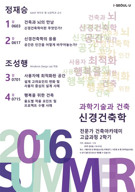 서울시 2016 전문가 건축아카데미Ⅱ고급 제2학기 Between Buildings