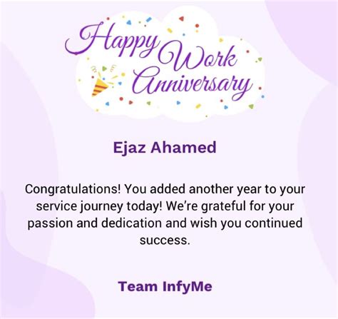 Ejaz Ahamed Shaik On Linkedin Infosys Workanniversary Careerintech