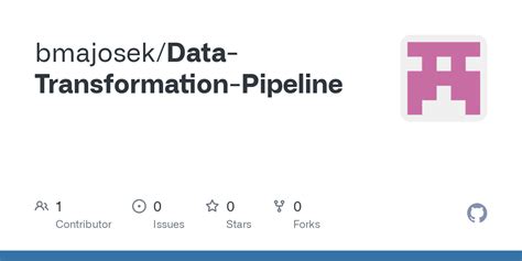 Github Bmajosek Data Transformation Pipeline