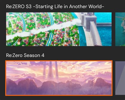 Wow This Background Image For Rezero Season 4 Is One Of The Most