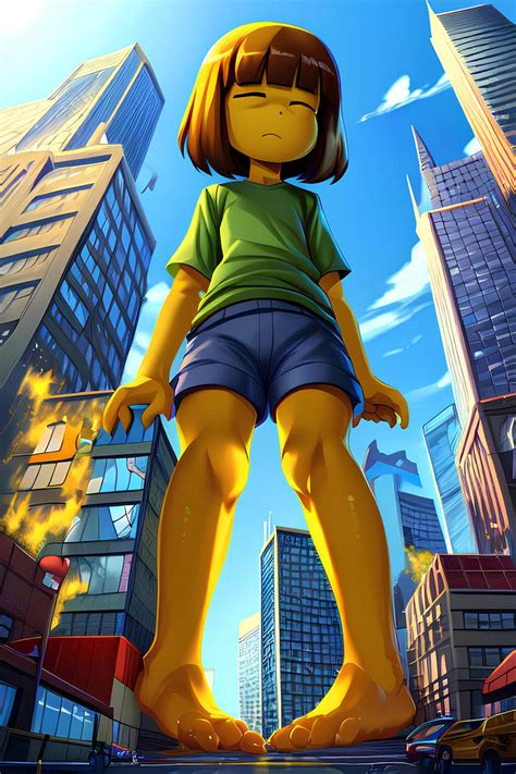 Giantess Frisk By Felixka2 On Deviantart
