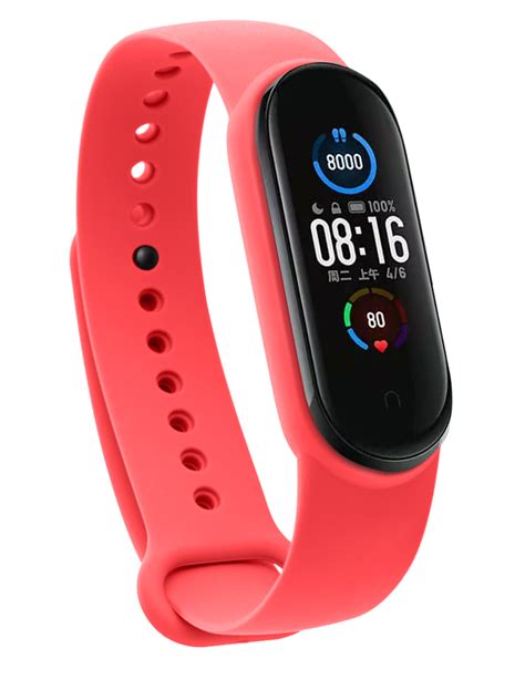 Характеристики Силиконовый ремешок для фитнес-браслета Xiaomi Mi Band 5 ...
