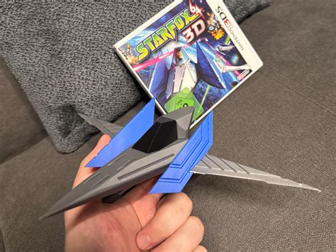 Starfox Arwing Inspired Jet No Ams Needed By Rising Prints Makerworld