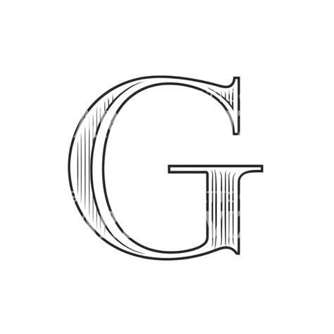 Letter G Upper Case Tattoo Design Tattoos Wizard Designs