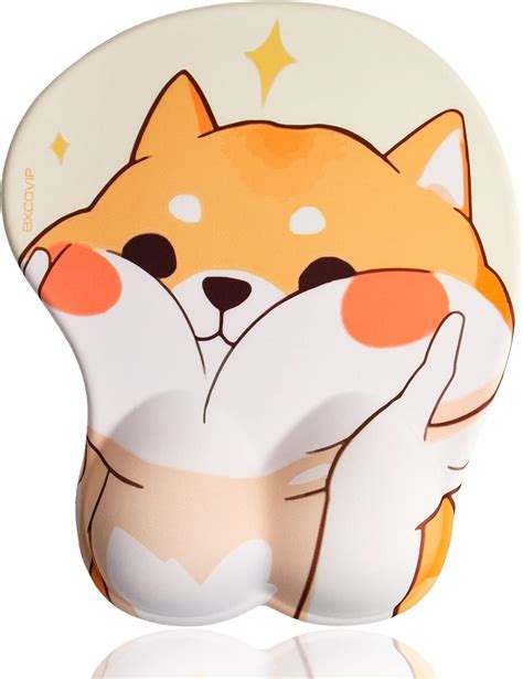 Exco Cute Cartoon Mouse Pad Gel Almohadilla Para Mouse Para Computadora