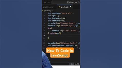 Javascript Tutorial Trycatch Errorhandlinginjavascript Javascript