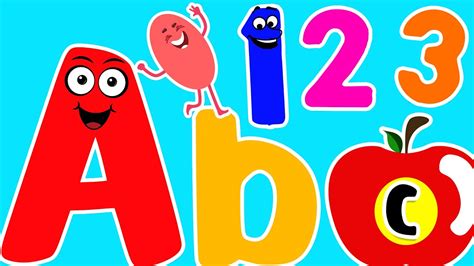 Abc And 123 Learning Videos For Preschool Abc And One Two Three Abc