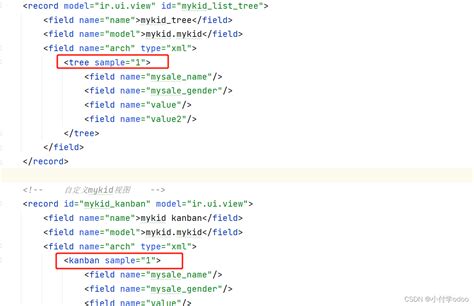 【odoo15】利用sample在odoo中以tree和kanban视图显示样本数据odoo Sample Csdn博客