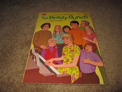The Brady Bunch 1974 Whitman Coloring Book Unused And Complete Nice