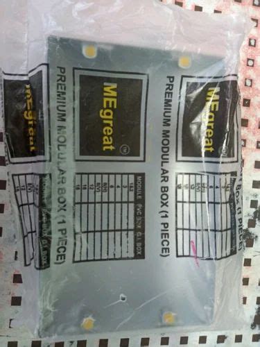 Rectangular 12 Modular Gi Box At ₹ 70piece In Kolkata Id 26335951688