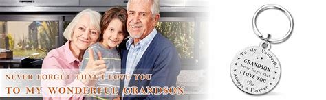 To My Grandson Keychain Grandson Graduation Ts