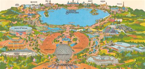 Epcot Map 1982