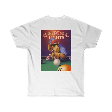 Camel Joe Billiards Backprint Classic Fit Cotton Tee Etsy