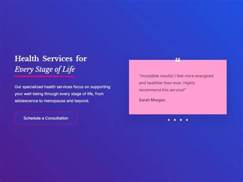 Block Quote Carousel With Custom Background Unlimited Elements