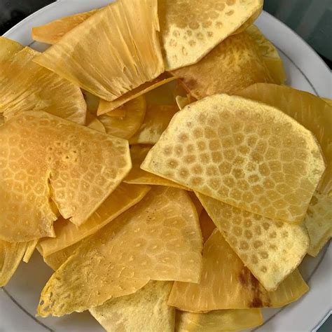 Crispy Breadfruit Chips Original And Spicy Flavor Indonesian Snack