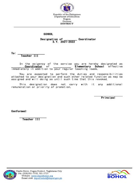 Coordinatorship Certificate Pdf