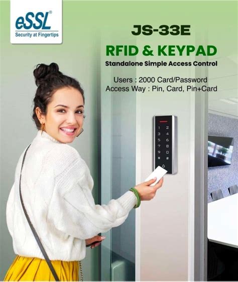 Essl Js 33e Rfid Access Control System Ampletrails Biometric Attendance