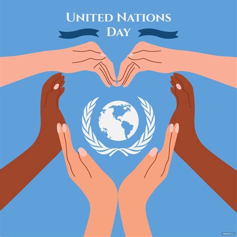 United Nations Day Illustration In Psd Illustrator Svg  Eps Png
