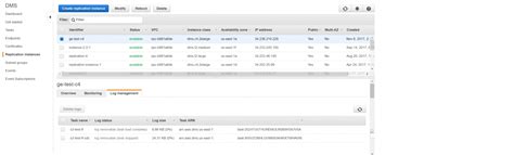 Introducing Log Management In Aws Database Migration Service Aws Database Blog