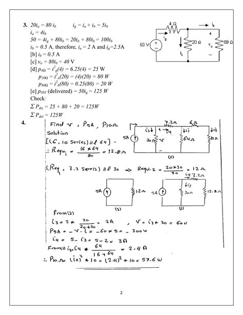 Solution Electric Circuits Sheet1 Solution Studypool
