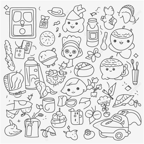Coloring Objects For Kindergarten Coloring Pages