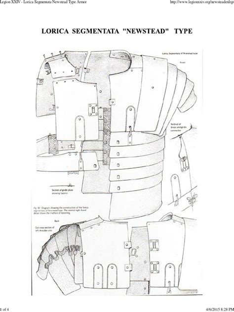 Lorica Segmentata Newstead Type Armor Pdf Pdf Military Of Ancient
