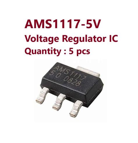 5 Pcs Of Ams1117 5v Voltage Controller Ic Daraz Lk