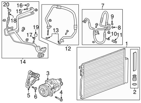 Condenser Compressor And Lines For 2015 Buick Encore