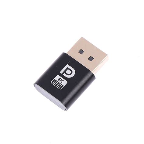 Pc 그래픽 비디오 카드 용 4k Displayport 더미 플러그 Dp 가상 디스플레이 어댑터 Edid Headless