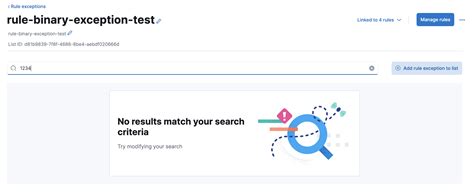 Security Solution Exceptions Exception List Details Page · Issue
