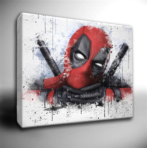 Deadpool Splatter Art