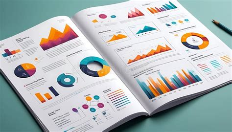 Ai Generated Business Report Stock Illustration Illustration Of Corporate Infographics 373711619