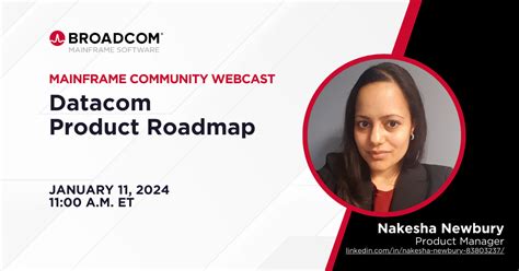 Datacom Roadmap Webcast Mainframe Software