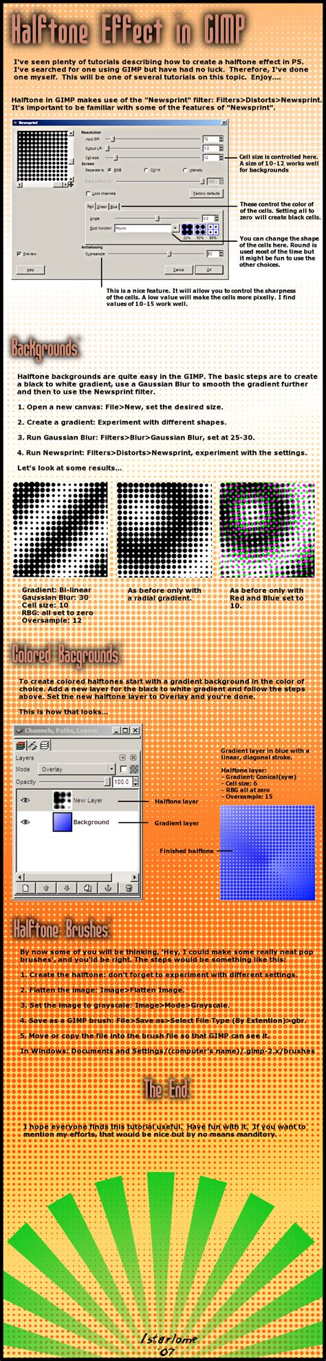 Halftone Effect In Gimp By Istarlome On Deviantart