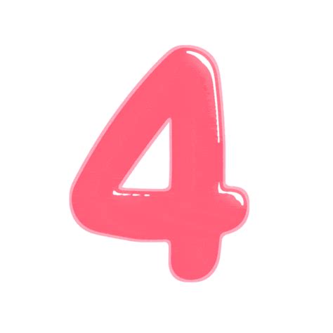 Versatile Animated Number 4 S 3d And Neon Styles For Any Project