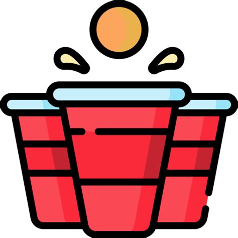 Beer Pong Special Lineal Color Icon