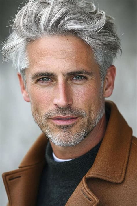 17 Natural Grey Hair Styles For Distinguished Men Grey Hair Men Beard Styles For Men Short