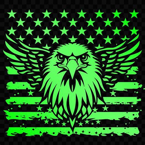 Premium Psd Patriotic Flag Cnc Art With Stars And Stripes Pattern And E Collage Scribble