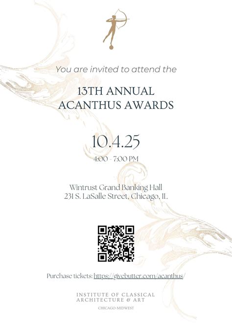 2025 Acanthus Awards Institute Of Classical Architecture And Art