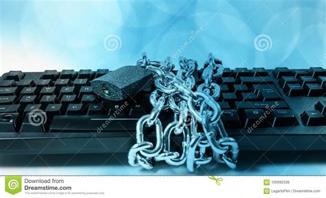 Technology Security Thief Hacker Access Control Protection Stock Image