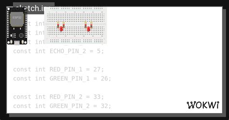 Smart Parking Wokwi Esp32 Stm32 Arduino Simulator