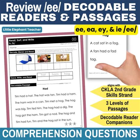 Review Long E Vowels Ee Decodable Reader Passages Ckla 2nd Grade