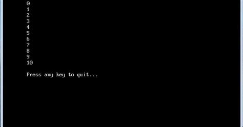 Turbo C Programs Iteration Constructs