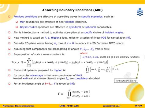 Ppt Absorbing Boundary Conditions Abcs 2 Sessions 1 Task Powerpoint Presentation Id