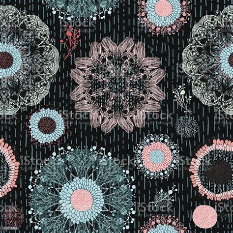 Dark Fancy Mandala Stock Illustration Download Image Now Abstract