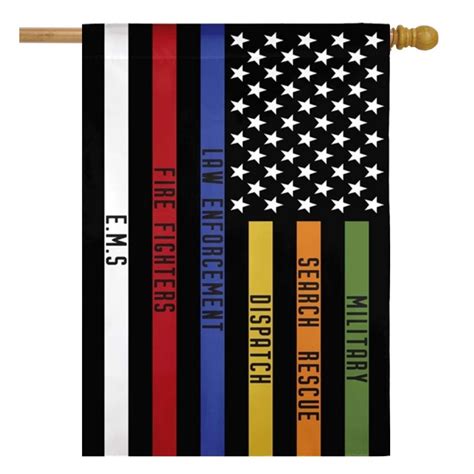 First Responder Flag Military And First Responders